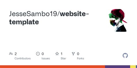 GitHub JesseSambo Website Template