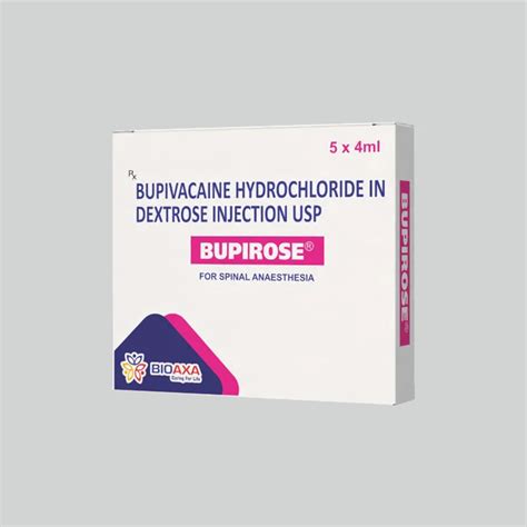 Bupivacaine Hydrochloride In Dextrose Injection Ip 0 5 At Best Price