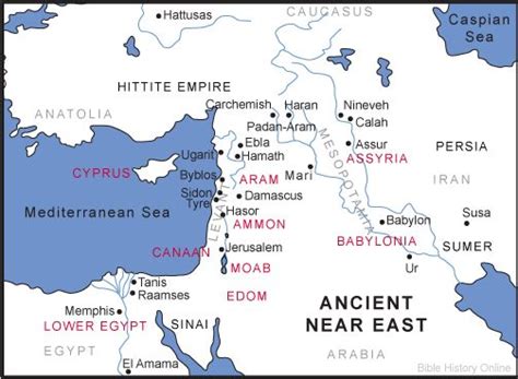 Mapa De Nínive Y Tarsis