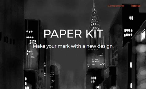 Paper Kit The Free Bootstrap Ui Kit For Applications And Websites