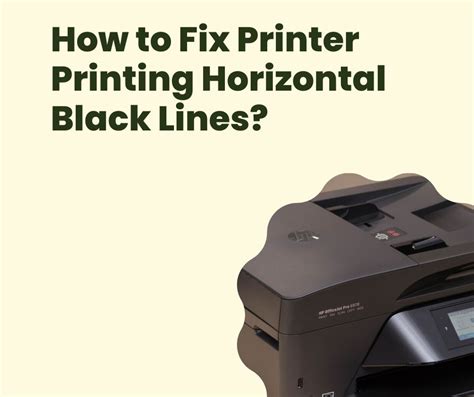 How To Fix Printer Printing Horizontal Black Lines Computers Nigeria