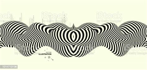 검정색과 노란색 디자인입니다 착시와 패턴입니다 추상적인 3d 기하학적 배경입니다 벡터 일러스트입니다 강렬하고 밝은 색상에 대한