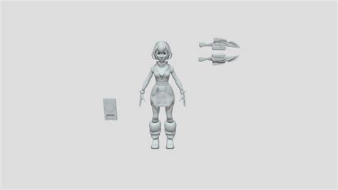 Character Model 3d Model By Pehsayee [f466229] Sketchfab