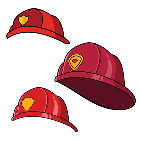 Fireman Hat Firefighter Helmet Costume 20952957 Vector Art At Vecteezy
