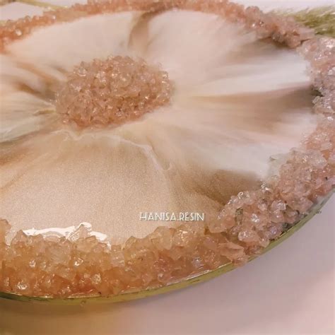 کمدا قیمت و خرید شیرینی خوری رنگ صورتی صدفی سایز 30cm