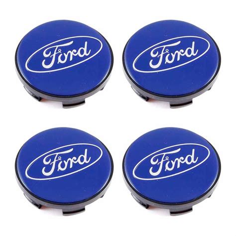 Колпачки на литые диски 60/54/10 мм - 4 шт / Заглушки ступицы Ford ...