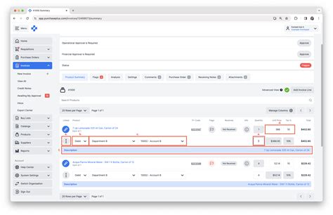 Update Invoice Lines Using Advanced Mode Update Invoice Lines Using Advanced Mode