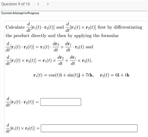 Solved Question Of Current Attempt In Progress Fra Chegg