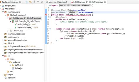 Eclipse里面基于maven工程做jmh测试报错 Csdn社区