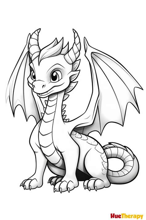 Dragon Coloring Page Free Printable Free Printable Templates