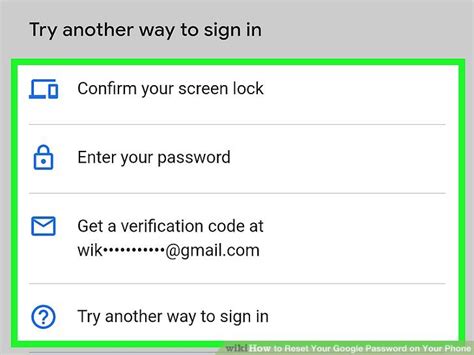 3 Ways To Reset Your Google Password On Your Phone WikiHow