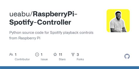 github ueabu raspberrypi spotify controller python source code for