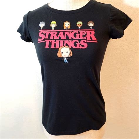 Stranger Things Shirts And Tops Stranger Things Girls Fitted Tee