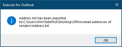 How To Get The Senders Email Address From One Or More Emails In Outlook