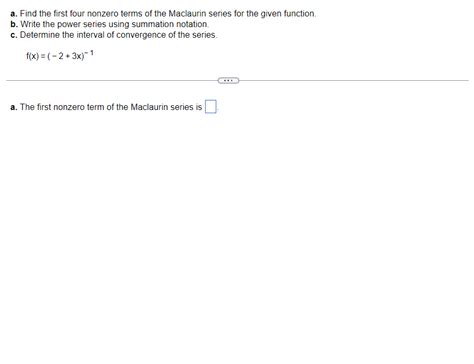 solved a ﻿find the first four nonzero terms of the