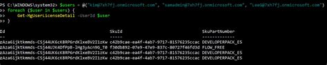 using get mguserlicensedetail in graph powershell