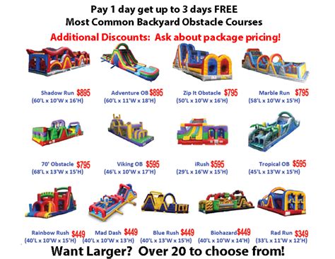 Mad Dash Obstacle Course