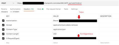 Creating Folder In Sharepoint Site From Postman Microsoft Qanda
