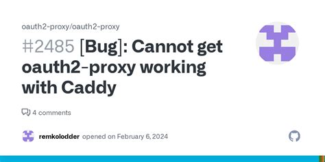 Bug Cannot Get Oauth2 Proxy Working With Caddy · Issue 2485