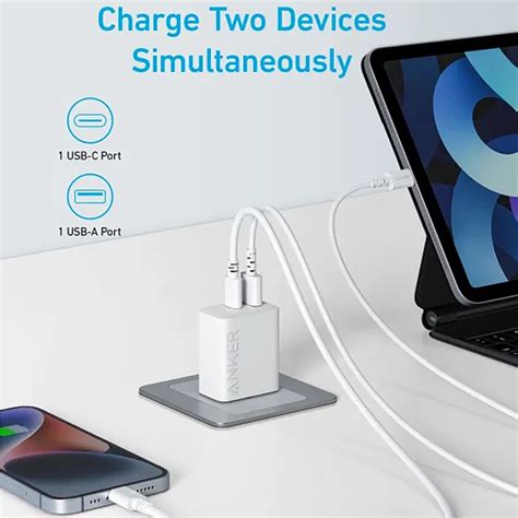Anker 20W Dual Port USB Fast Wall Charger USB C Charger Block Shopee Philippines