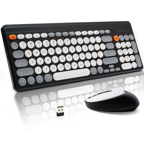 Huo Ji Wireless Keyboard And Mouse Combosusb 24ghz Receiver Plug And