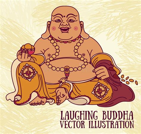 Laughing Buddha Stock Vector Illustration Of Culture 96746262