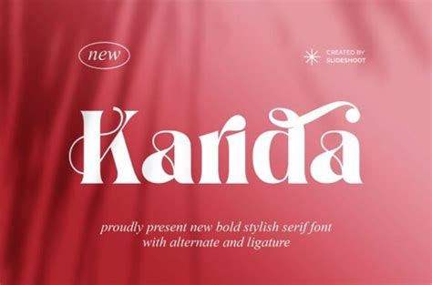 Karida Font Creative Fonts