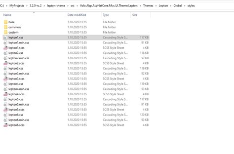 Skinning Theme Customization Of Lepton Angular Source 460 Support