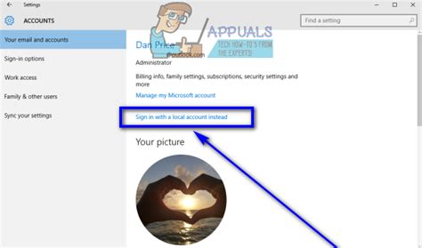 How To Remove A Microsoft Account From Windows