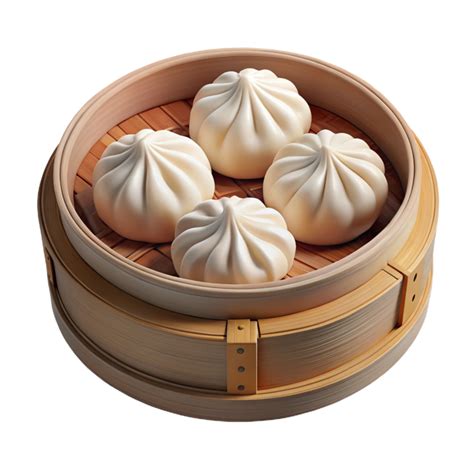 Steamed Buns In Bamboo Steamer Asian Cuisine 56594677 Png