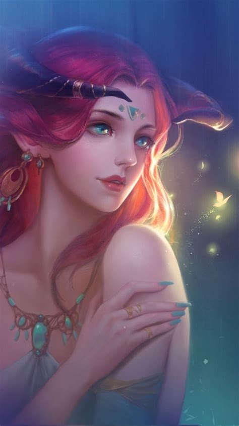 Beautiful Woman Fantasy Redhead Art Wallpaper Art Fantasy Fantasy Artwork