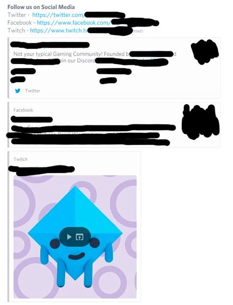 Does Anyone Know How To Disable Auto Embed For My Welcome Message R