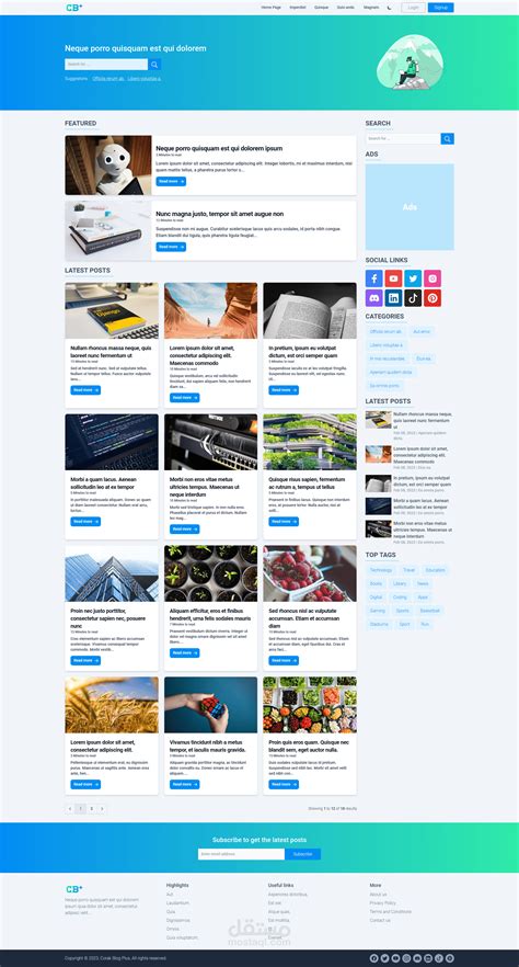Laravel Magazinenews And Blog Cms Script مستقل