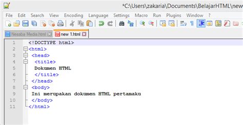Memilih Text Editor Yang Tepat Untuk Membuat Dokumen Html