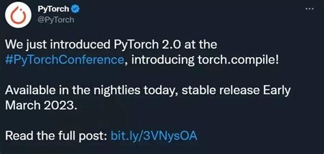PyTorch 2.0 发布，一行代码将训练提速 76%！__财经头条