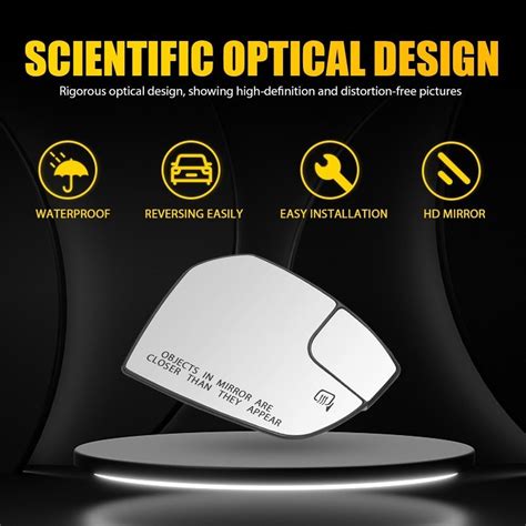 Right Passenger Side Mirror Glass Fits 2017 2019 Ford Escape O Ebay