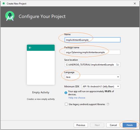 Example Of Implicit Android Intent Open A Url Send An Email