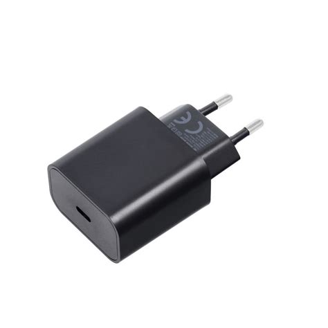 Telefon Töltő Bluestar Type C Usb C Fekete Hálózati Töltőfej 20w