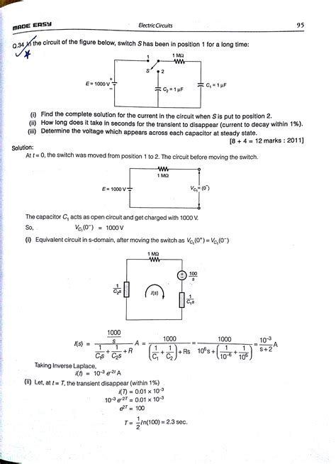 Voltage Rc Circuit Problem Electrical Engineering Stack Exchange