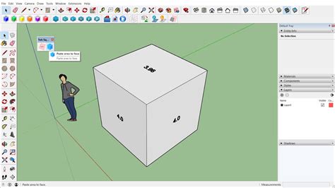 Ruby For Sketchup Paste Area To Face Extension For Sketchup Youtube