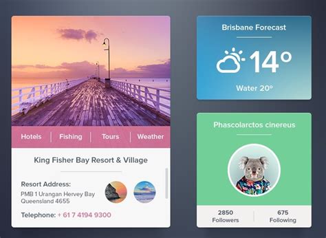 free flat web widgets ui set psd titanui