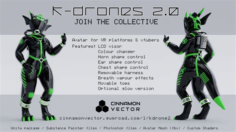 K Drone 2 0 VRChat Avatar Base
