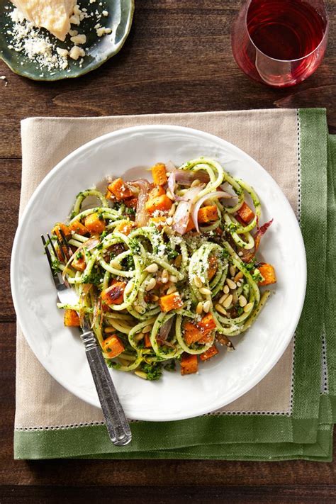 Best Bucatini With Winter Pesto And Sweet Potatoes How To Make