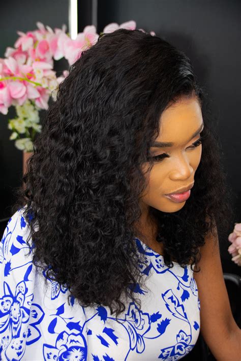 Brazilian Lace Frontal Wig Water Curl 14 Hair City