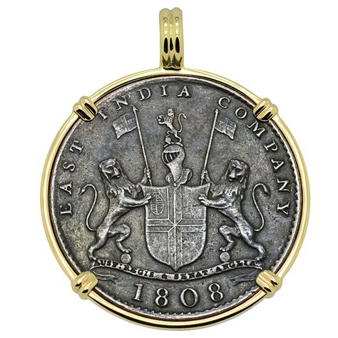 Real British East India Company Treasure Pendant