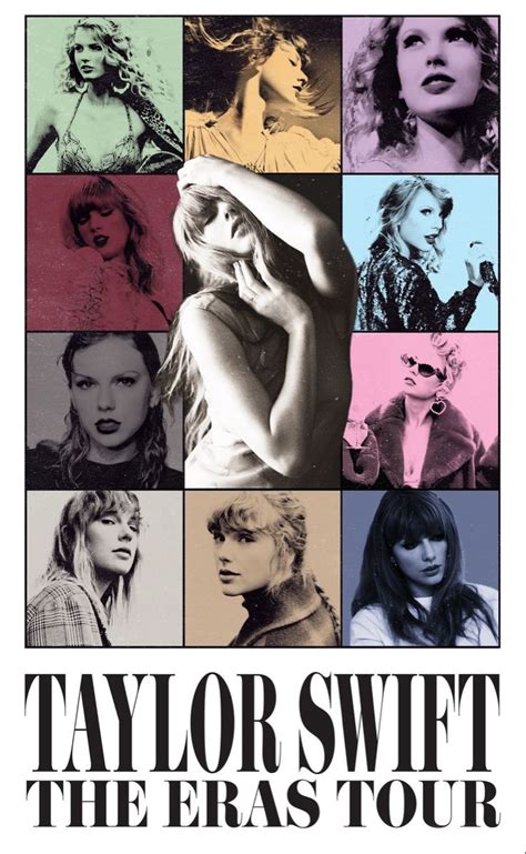 Taylor Swift Eras Tour Poster With Ttpd Taylor Swift Posters Taylor Swift Images Taylor