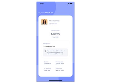 replicating billing dashboard ui in maui askxammy