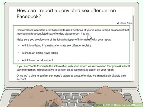 Easy Ways To Report A Sex Offender Steps With Pictures