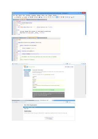 Membuat Controller Pada Yii Framework PDF