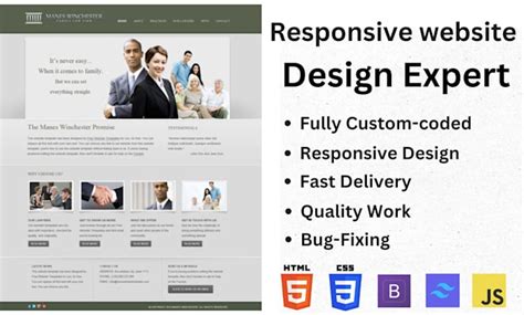 Responsive Design Html Css Bootstrap Tailwind Css And Js By